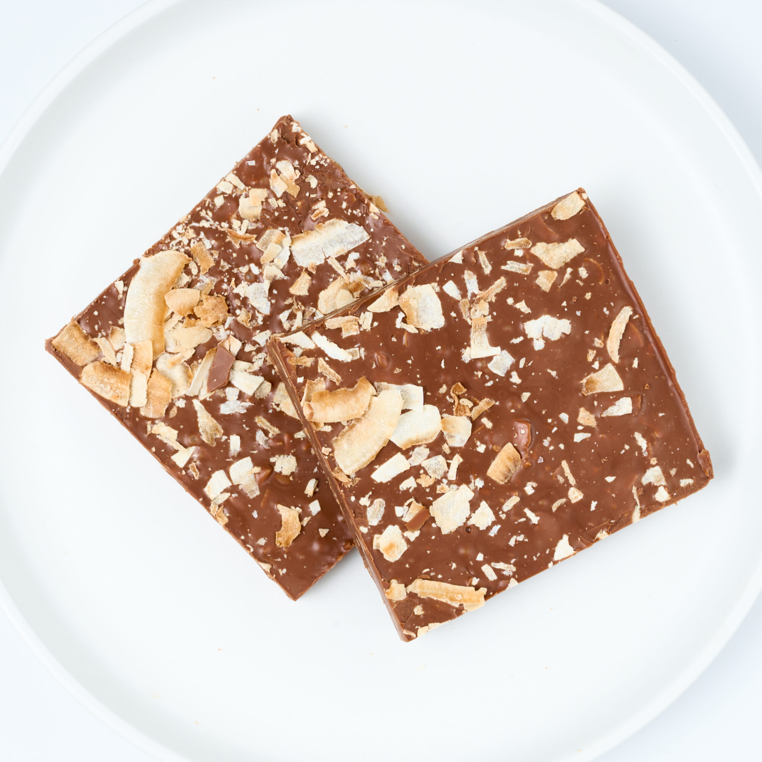 Milk Chocolate Covered Coconut Bark - Nuts Factory